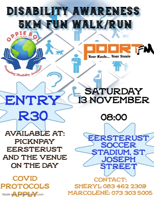 Copia de Disability Awareness Fun Walk/Run 2021 | PosterMyWall