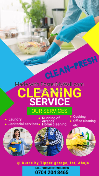Cleaning Services Template | PosterMyWall
