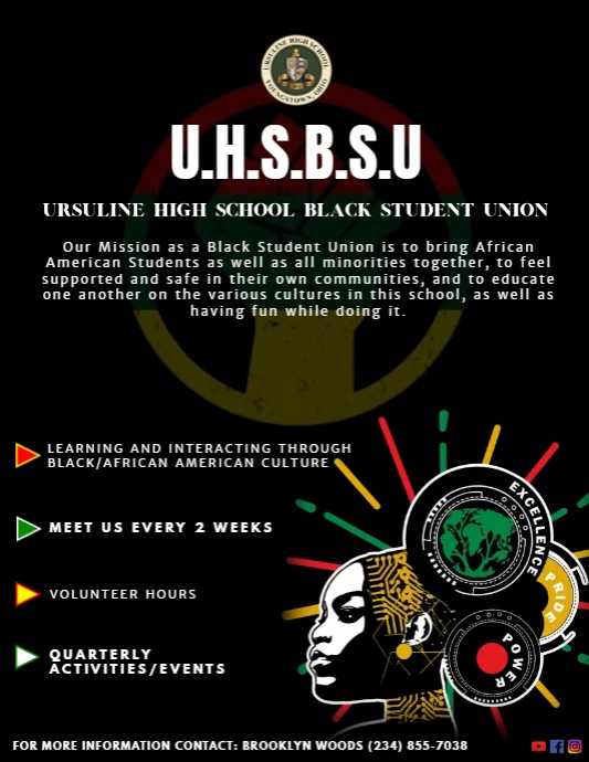 Black Student Union Flyer Design Template | PosterMyWall