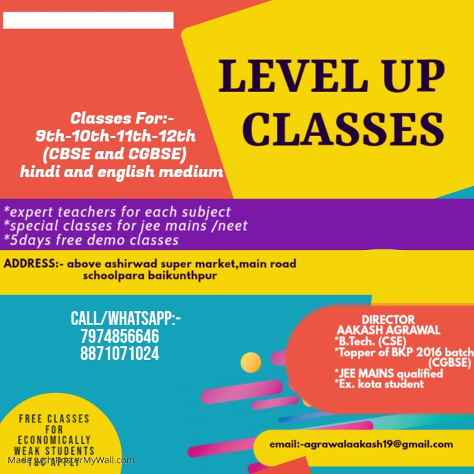 Copy of Online Tutor Class Instagram Post | PosterMyWall