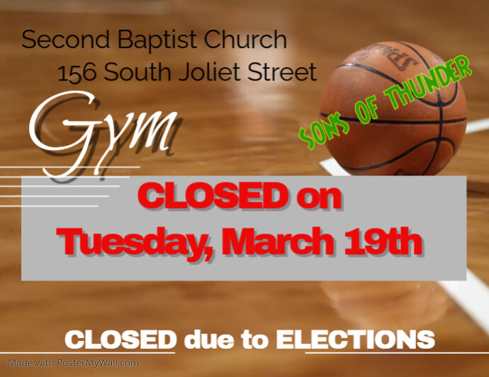 CLOSED Gym | PosterMyWall