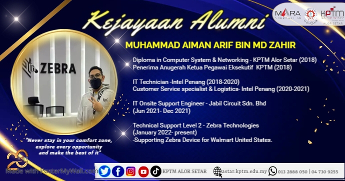 MUHAMMAD AIMAN ARIF | PosterMyWall