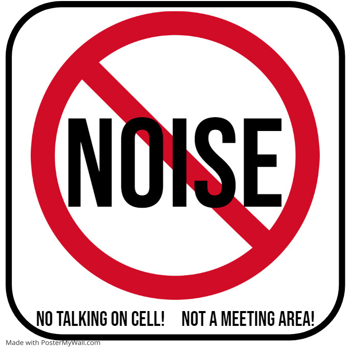 Stop Noise Sign Board Template | PosterMyWall