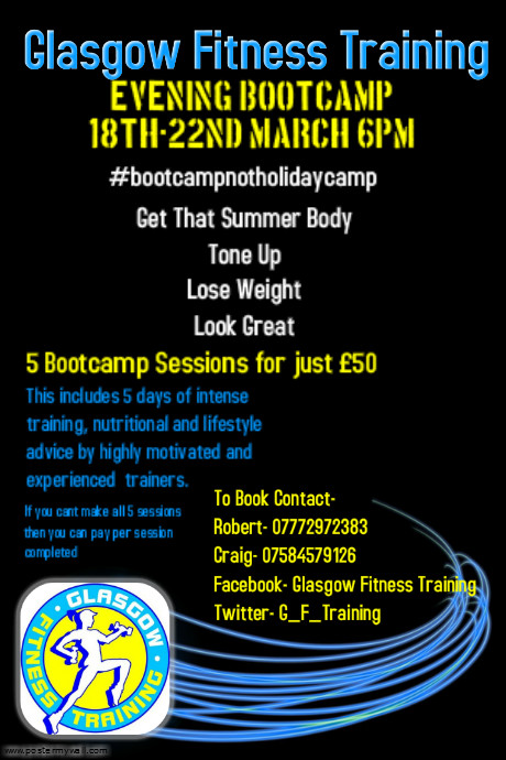 GFT Evening Bootcamp | PosterMyWall