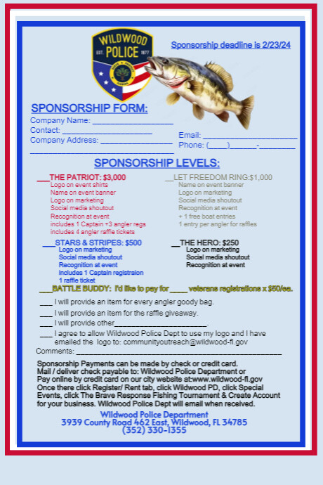 Bass Fishing Tournament Sponsorship 2024 | PosterMyWall