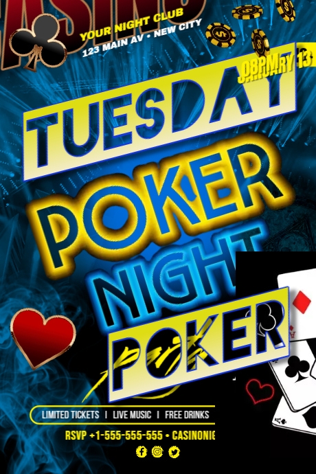 Casino Party Poster | PosterMyWall