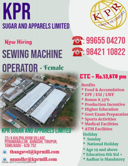 Copy of Copy of Sewing Class Flyer | PosterMyWall