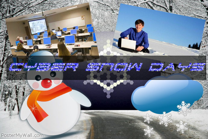 Copy of Cyber Snow Days | PosterMyWall