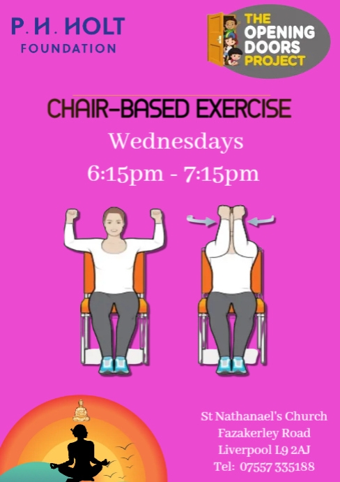 Copy of Chair-based Exercise: Wednesdays | PosterMyWall