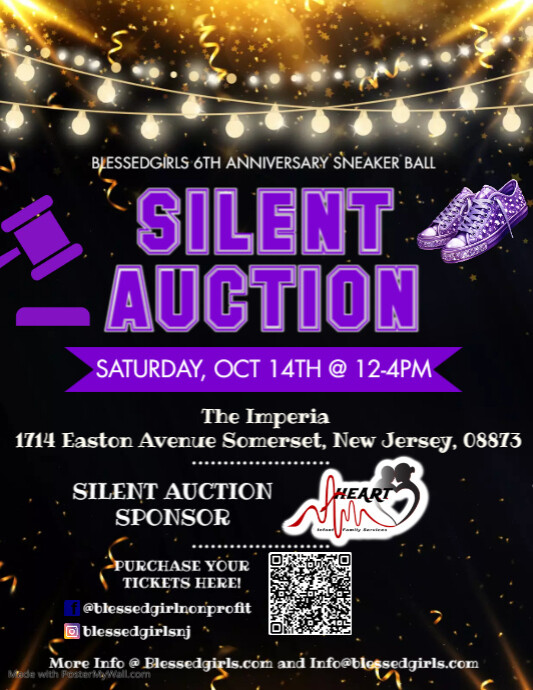 Silent Auction Fundraising Event | PosterMyWall