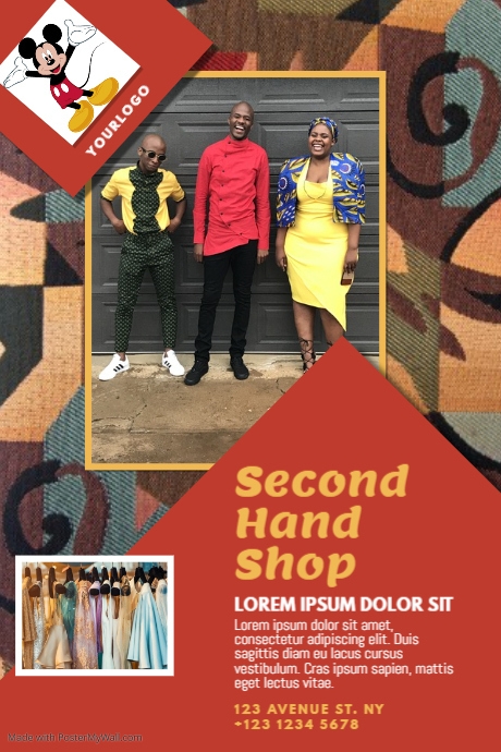 Copy of Second Hand Shop Flyer Template | PosterMyWall