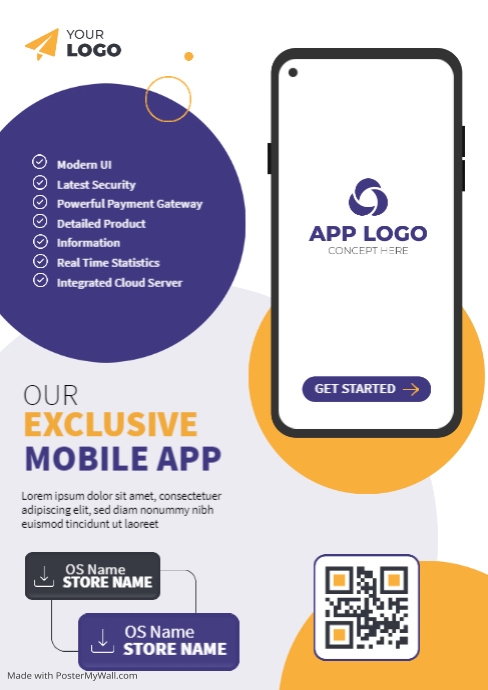 Exclusive Mobile App Ads | PosterMyWall