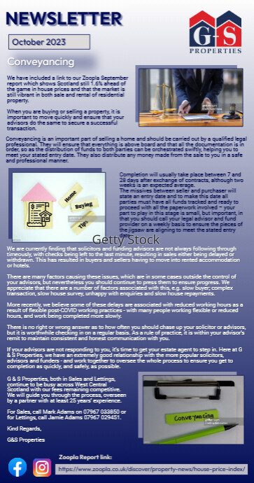 GSP ALTO Newsletter - November | PosterMyWall