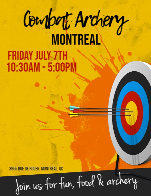 Archery Tournament Flyer | PosterMyWall