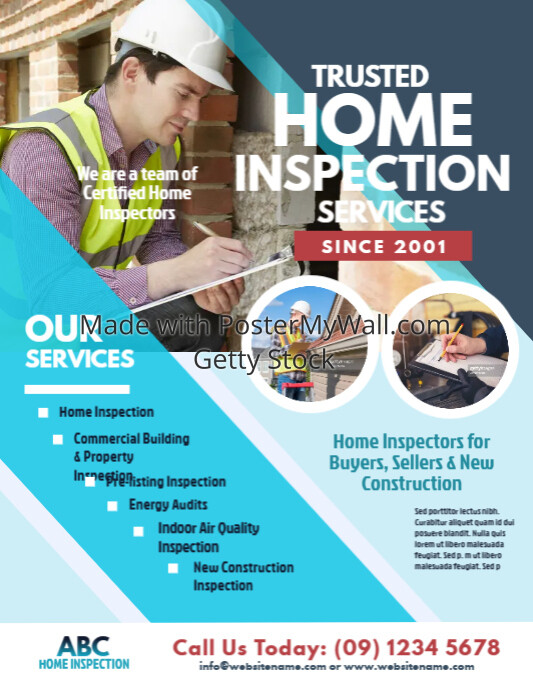 Home Inspection Flyer | PosterMyWall