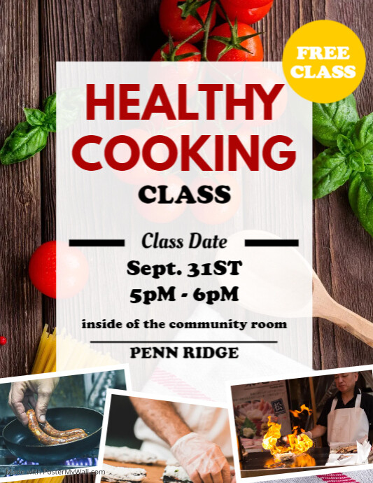 Copy of Healthy Cooking Flyer Template | PosterMyWall