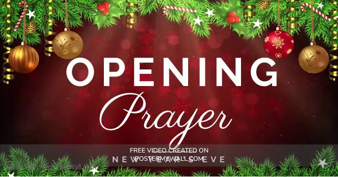 Copy of Opening Prayer | PosterMyWall