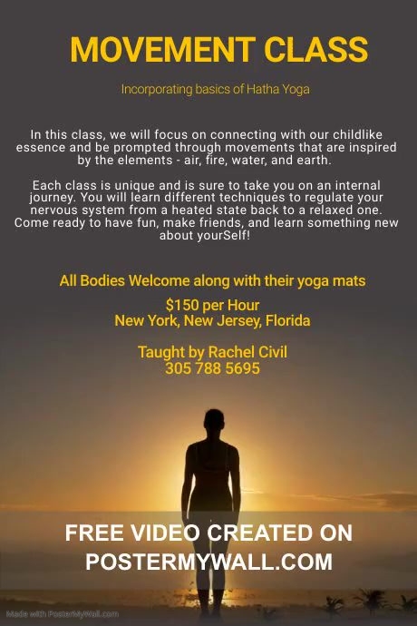 Yoga Class Poster Template | PosterMyWall