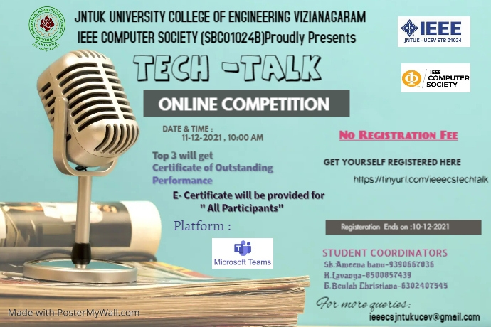 Copy of Ted talk,speaker,Debates,open mic | PosterMyWall