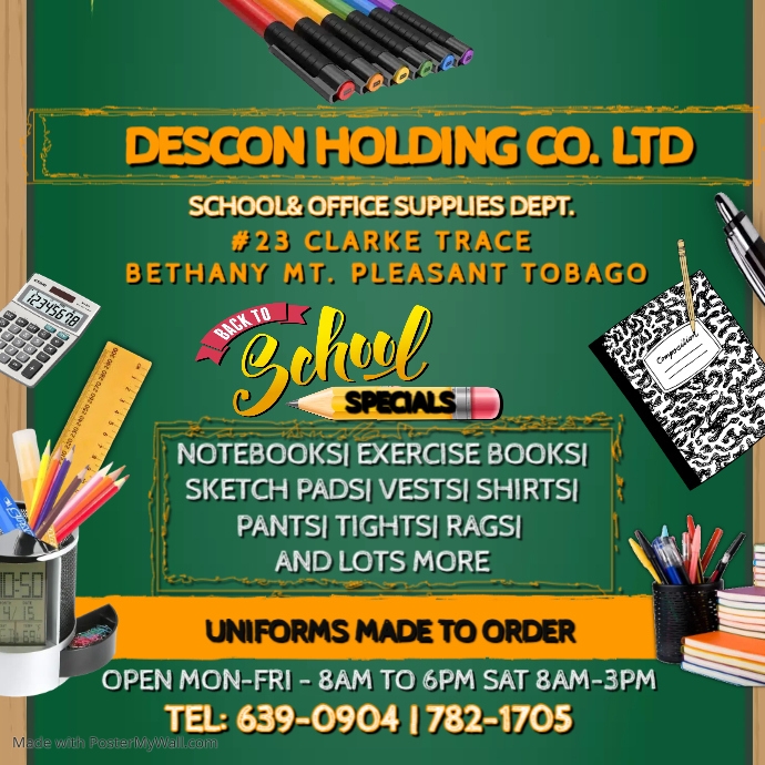 Black Friday Stationary Sale Post Template | PosterMyWall