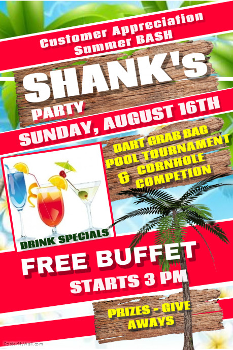 Customer Appreciation Party! | PosterMyWall