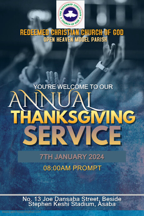 thanksgiving service flyer template design | PosterMyWall
