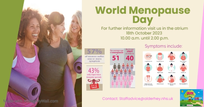 Menopause Support Group Facebook Event Cover | PosterMyWall