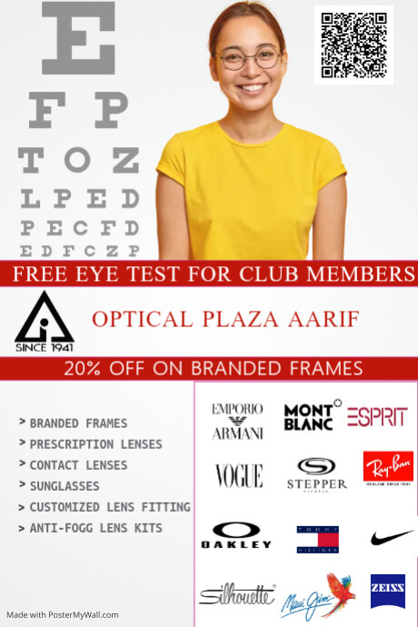 Copy of Optician Poster Template | PosterMyWall