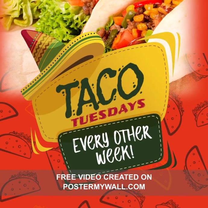 Taco Tuesday Promotion instagram facebook | PosterMyWall