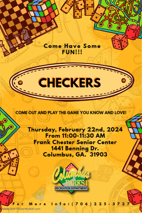 checkers program | PosterMyWall