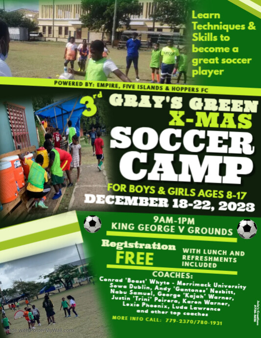 Soccer Camp Flyer Template | PosterMyWall