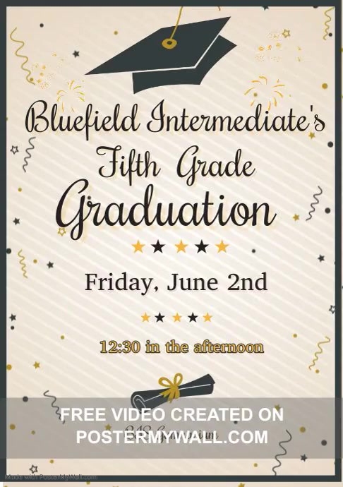 2023 5th Grade Graduation | PosterMyWall