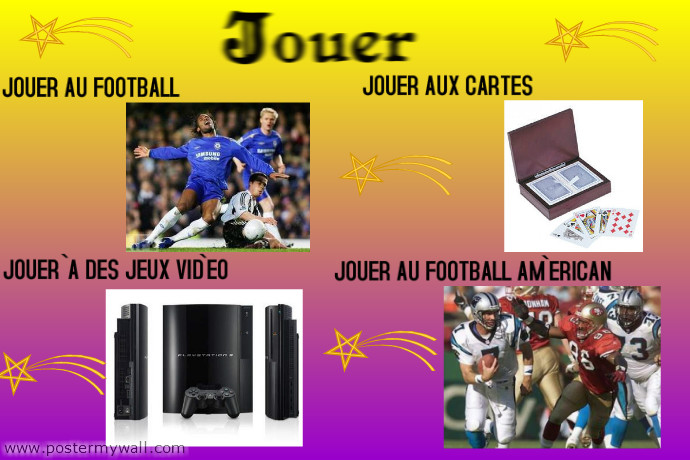 Copy of FRENCH POSTER-JOUER | PosterMyWall