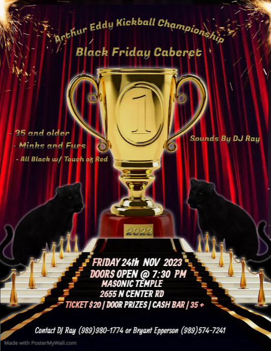 Black Friday Cabaret | PosterMyWall