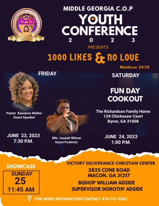 Copy of youth conference flyer | PosterMyWall