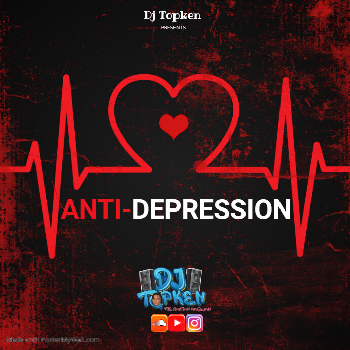 Love songs beats album cover art design | PosterMyWall