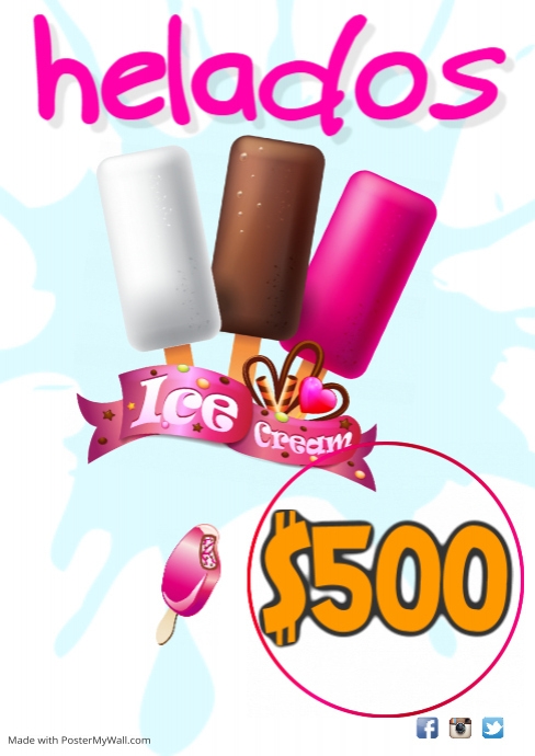 Copy of Copia de Ice Lolly Poster | PosterMyWall