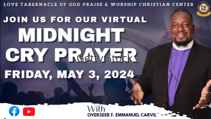 Copy of Midnight Cry Prayer 10pm | PosterMyWall