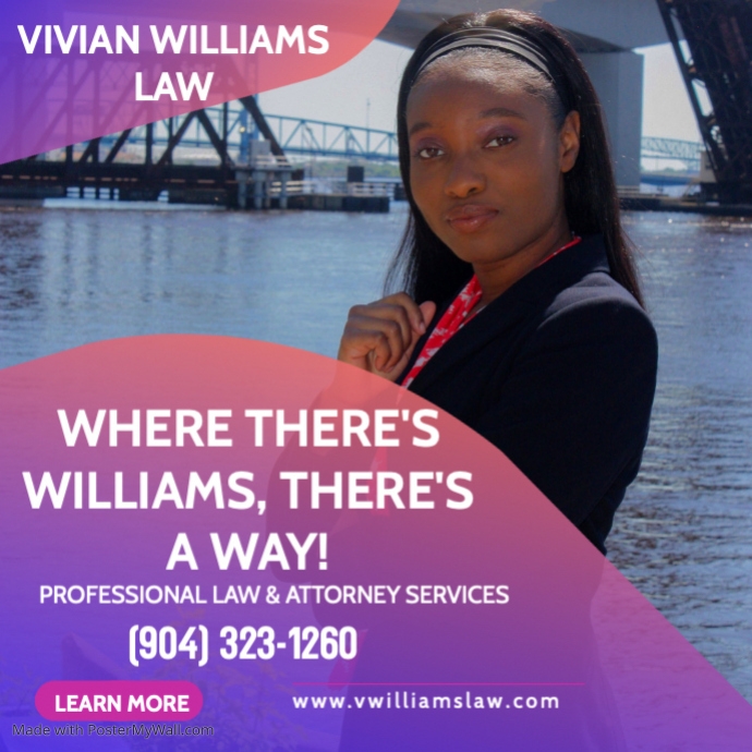 Copy of modern blue and purple law and attorney servi | PosterMyWall