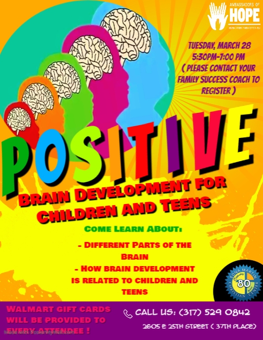 Copy of positive brain development | PosterMyWall