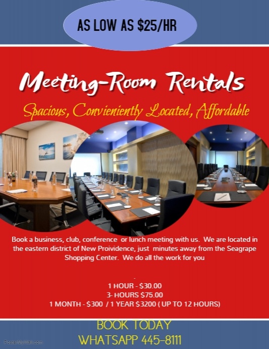 ROOM RENTALS | PosterMyWall