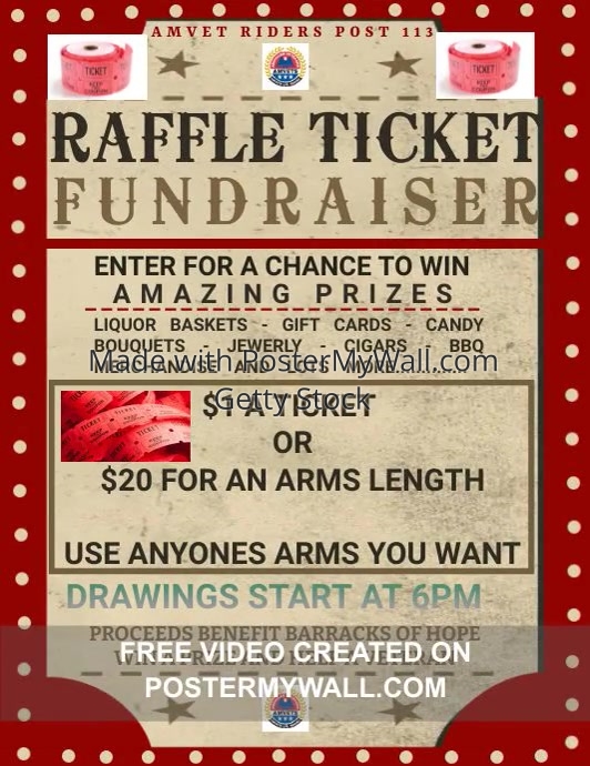 Raffle Ticket Flyer | PosterMyWall