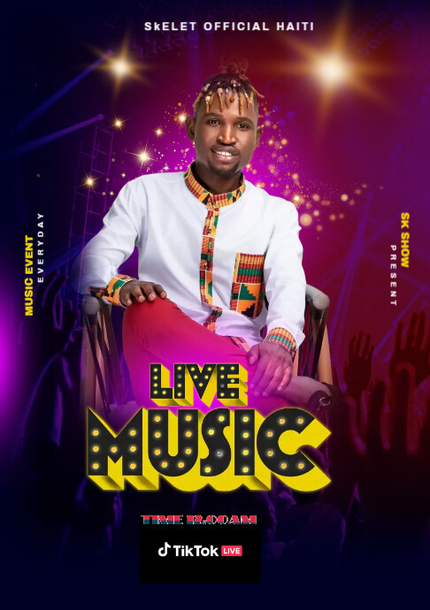 DJ Live Music Flyer | PosterMyWall