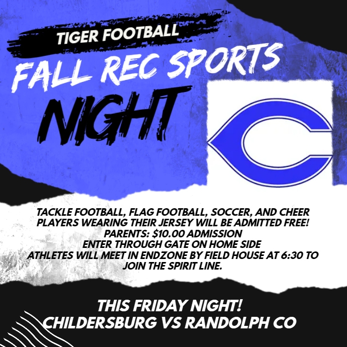 Game day football live facebook | PosterMyWall