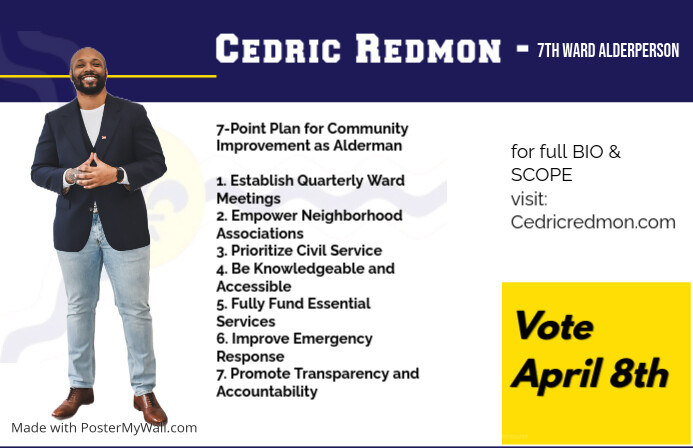Copy of Cedric Red 1 | PosterMyWall