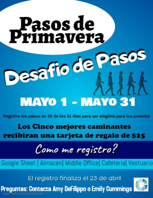 Spanish Spring Strides | PosterMyWall