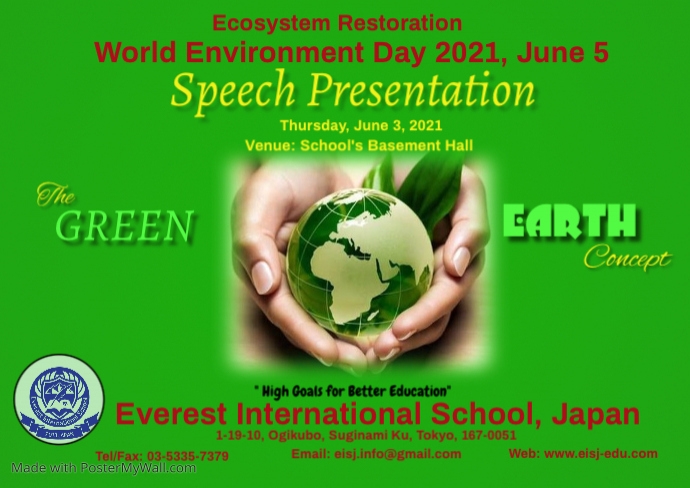 Copy of Environmental summit poster | PosterMyWall