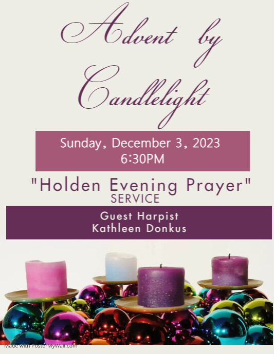 advent Sunday service (2) | PosterMyWall