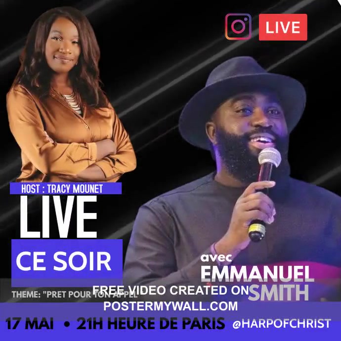 Copy of Copy of Live facebook Q & A Poster template | PosterMyWall