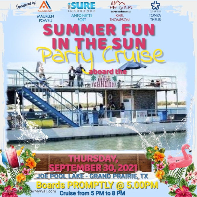 Copy of Summer Party Cruise | PosterMyWall